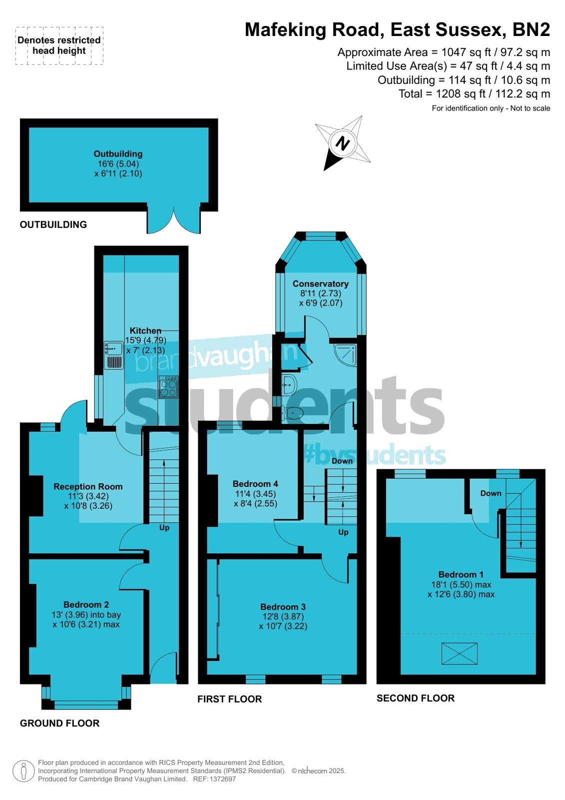 4 bedroom house for rent Mafeking Road Brighton, BN2 4EL | UniHomes
