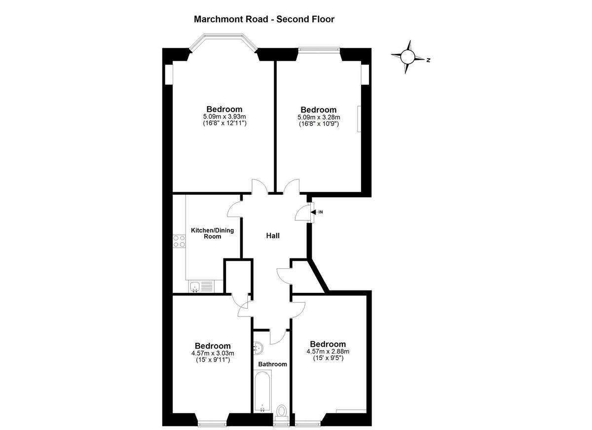 4 bedroom house for rent Marchmont Road Edinburgh, EH9 1HT | UniHomes