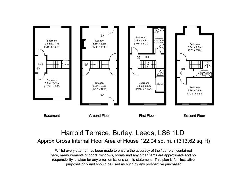 6 bedroom house for rent Harold Terrace Leeds, LS6 1LD | UniHomes