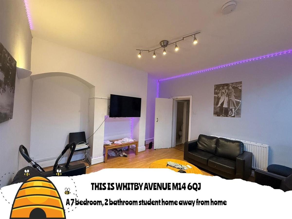 7 bedroom house for rent Whitby Avenue, Manchester, M14 6QJ | UniHomes