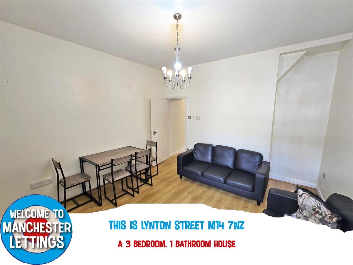 3 bedroom house for rent Lynton Street Manchester, M14 7NZ | UniHomes