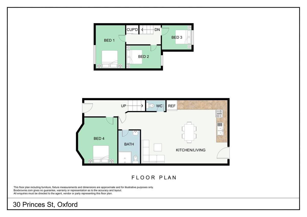 4 bedroom house for rent Princes Street Oxford, OX4 1DD | UniHomes