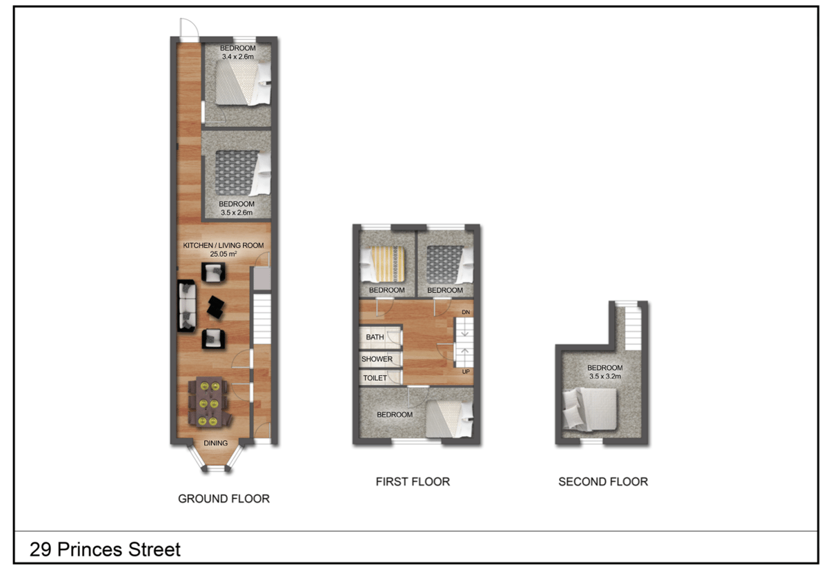 6 bedroom house for rent Princes Street Oxford, OX4 1DD | UniHomes