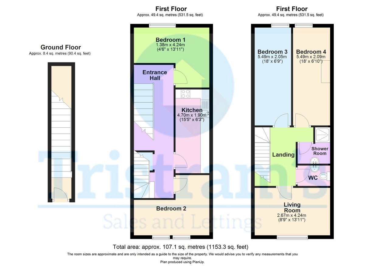4 bedroom apartment for rent Goose Gate Nottingham, NG1 1FF | UniHomes