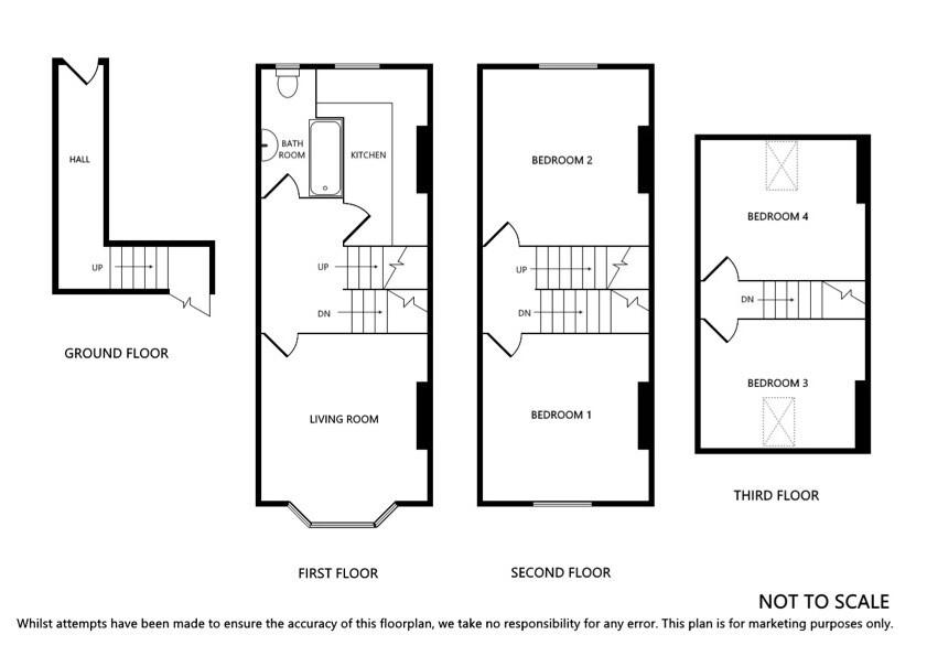 4 bedroom apartment for rent Glossop Road Sheffield, S10 2QA | UniHomes